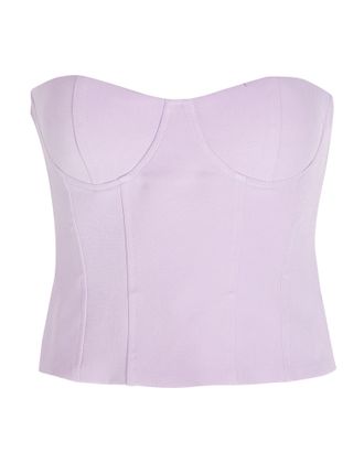 8 by YOOX BUSTIER CORSET TOP