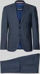 Daniel Hechter Slim Fit Anzug aus Schurwoll-Mix