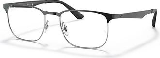 Ray-Ban Rb6363 Optics Schwarz Fassung Klar Glas Polarisiert 54-18