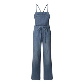 Pepe Jeans London Femme, Combinaisons et Ensembles, Bleu, Taille: W27 Salopette en denim Janice pour femme