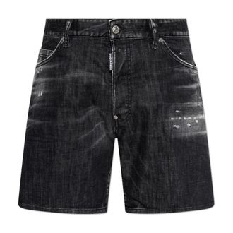 Dsquared2 Homme, Shorts, Noir, Taille: XL Marine Denim Shorts