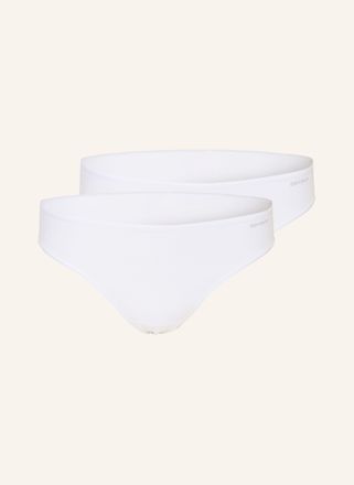 Skiny Skiny 2er-Pack Slips Advantage Cotton Stretch weiss