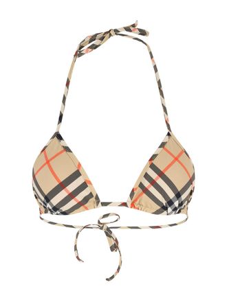 Burberry Check Swimsuit Top