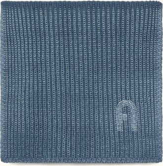 Furla Delizia Halstuch Grigio Blu Lurex-woll-mischung + Strass Damen