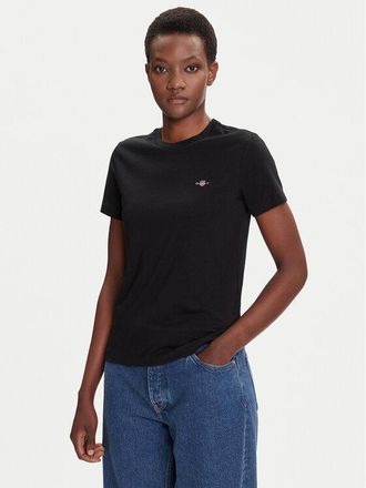 GANT T-Shirt Shield 4200200 Schwarz Regular Fit