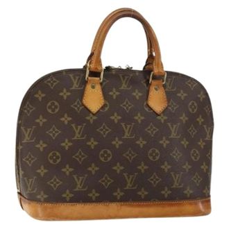 Louis Vuitton Sac &agrave; main en toile Pre-owned - Femme - Pre-owned - Brun - Taille: ONE Size