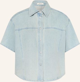 OPUS Jeansbluse Ferluna Breath blau