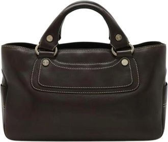 Celine unisex, Pre-owned, Brun, Taille: ONE Size Cabas Vintage en Cuir Pre-owned