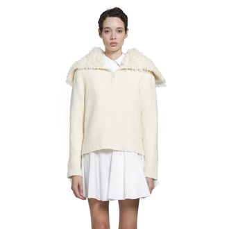 Loewe Wool Blend Zip-Up Sweater