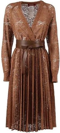 Max Mara Abendkleid - Braun
