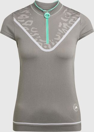 Stella McCartney TrueNature Golf Polo Shirt, Woman, Deep Dove Grey, Size: M
