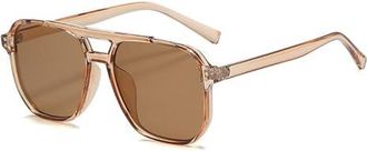 Generic Lunettes De Soleil D&eacute;coratives For Hommes Et Femmes, Id&eacute;ales For Les Vacances D&eacute;placements. Convient &Eacute;galement Aux Sports Plein Air(Brown)