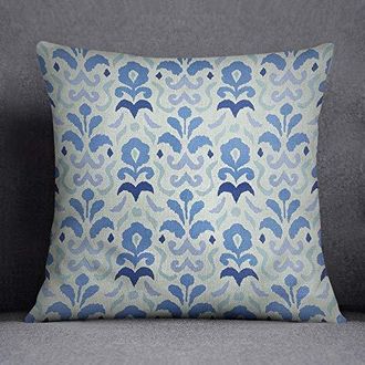 Bonamaison Le Jardin du Lin Kissenhüllen, Cotton, Mehrfarbig, 45x45