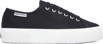 Superga Sneakers aus Stoff Superga Platform Leggera S2142ZW Schwarz