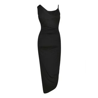 La Petite Robe Di Chiara Boni Femme, Robes, Noir, Taille: 42 FR Robe Midi