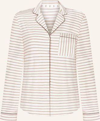 Hunkemöller Hunkemöller Pyjama-Jacke Jersey Essential weiss