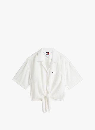 Tommy Hilfiger Chemise &agrave; nouer en coton