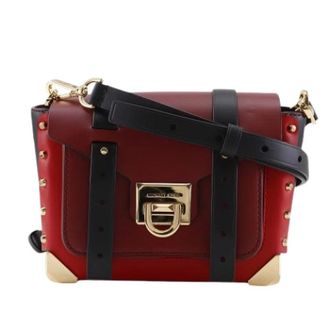 Michael Kors Sac bandouli&egrave;re en cuir Pre-owned - Femme - Pre-owned - Rouge - Taille: ONE Size