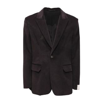 Paolo Pecora Velvet Jacket - - Jackets - Herren - Schwarzk - M