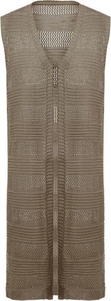 Dreimaster Dreimaster Weste Frauen Taupe