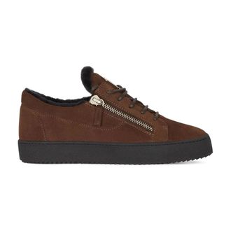 Giuseppe Zanotti Braune Elegante Geschlossene Flache Sneakers - - Shoes - Herren - Braun - 46 EU