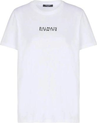 Balmain Cotton T-shirt - - Tops - unisex - Wei&szlig; - M
