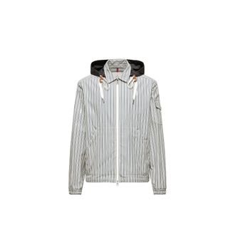 Moncler Moncler Havas Striped Poplin Shirt Jacket, Men, Multicolour, Size: 0