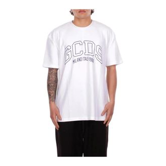 GCDS T-Shirt - - Tops - Herren - Wei&szlig; - L