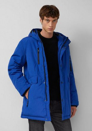 s.Oliver Winterjacke Outdoor-Jacke Wasserabweisender Parka mit Kapuze und sportiven Details