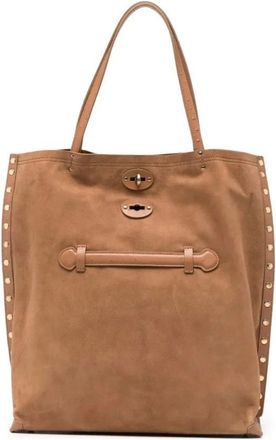 Zanellato Femme, Sacs, Brun, Taille: ONE Size A Spassp Zashmere Cactus Medium Tote Bag