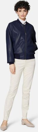 Madeleine Outdoorjacke Bomberjacke in cooler Leder-Optik
