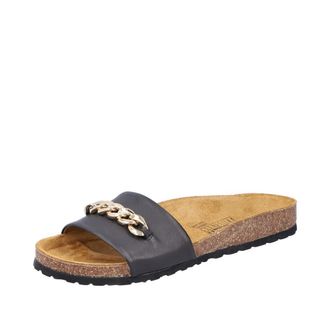 Rieker Damen Pantoletten V8092-00 schwarz Gr. 36