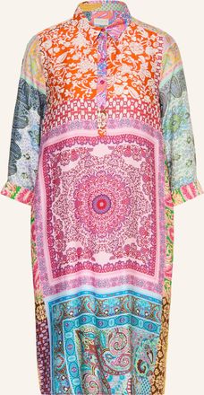 Milano Milano Italy Hemdblusenkleid Mit 3/4-Arm pink
