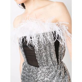 Nervi Bonnie Evening Dress - Silver