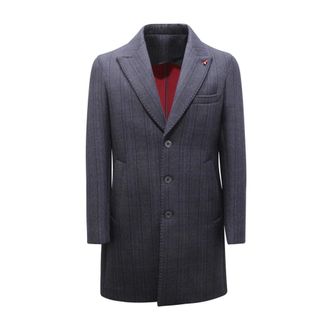 Mulish Blauer Mantel Cps720Q Polroger Modell - - Coats - Herren - Blau - M