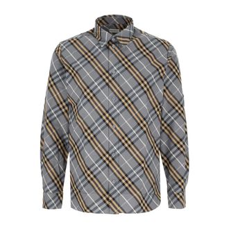 Burberry Besticktes Popeline-Hemd - - Shirts - Herren - Mehrfarbig - S