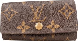 Louis Vuitton Portemonnaie - Louis Vuitton Canvas Monogram Keyholder - Gr. unisize - in Braun - für Damen