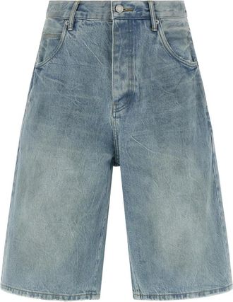 Purple Homme, Shorts, Bleu, Taille: W34 P070 Vintage Dust Bowl bermuda shorts