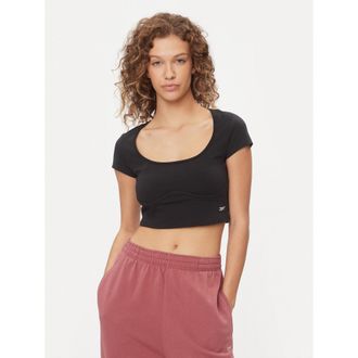 Reebok T-Shirt Classics Essentials HZ8109 Schwarz Regular Fit