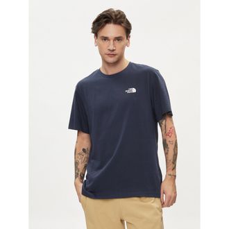 The North Face T-Shirt Simple Dome NF0A87NG Dunkelblau Regular Fit