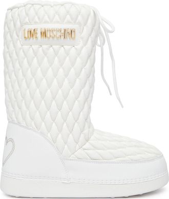 Love Moschino Schneeschuhe LOVE MOSCHINO JA24312G0PISQ100 Wei&szlig;