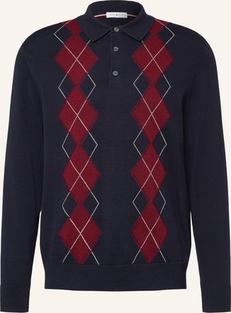 Tommy Hilfiger Strick-Poloshirt blau