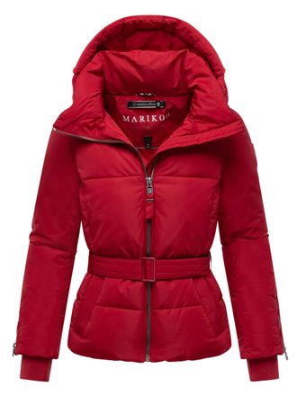 Marikoo Damen Steppjacke Aleyna mit Taillengürtel & Magnetverschlüssen