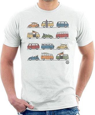 Volkswagen Official Volkswagen Vans and Beetles Mens T-Shirt