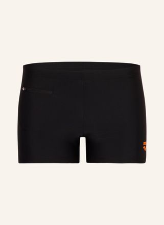 Arena Badehose Zip Mit Uv-Schutz 50+ schwarz