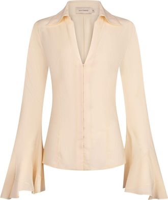 Silvia Tcherassi blouse Reggie - Tons neutres