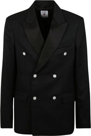 Casablanca Homme, Costumes, Noir, Taille: M Veste Crois&eacute;e