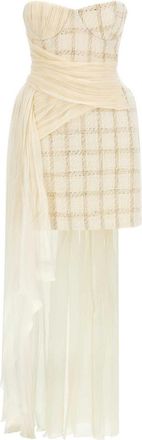 Elisabetta Franchi Robe De Soir&eacute;e - Blanc