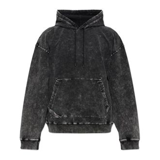 Diesel S-Boxt-Hood-Tuk Cotton Hoodie - - Sweatshirts & Hoodies - Herren - Schwarzk - M