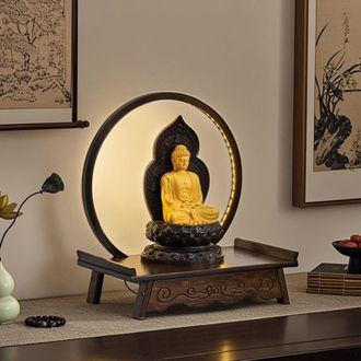 Generic Buddhistischer Meditationsaltar, Ausstellungsst&auml;nder f&uuml;r Geschnitzte buddhistische Holzskulpturen, kleine Podeste f&uuml;r die Wohnraumgestaltung auf klein